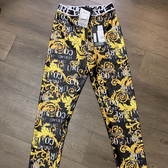 Versace Jeans Collection | Pants & Jumpsuits | Versace Womens Leggings ...